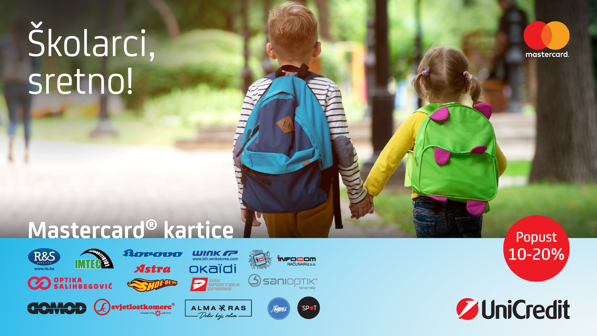 Opremite školarce i ostvarite popuste sa UniCredit Mastercard karticama ...