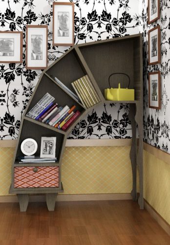 Neobične police za knjige – DOM INFO